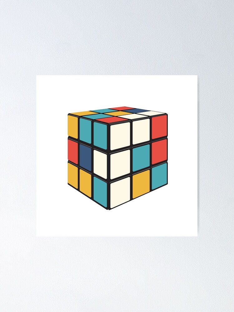 "The Nerd Cube" Poster for Sale by friedrais | Redbubble
