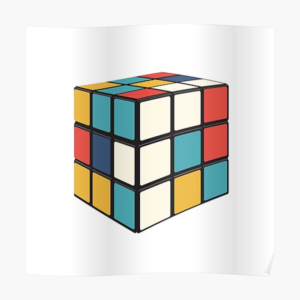 "The Nerd Cube" Poster for Sale by friedrais | Redbubble