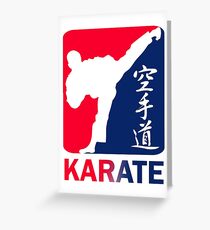 Karate: Greeting Cards | Redbubble