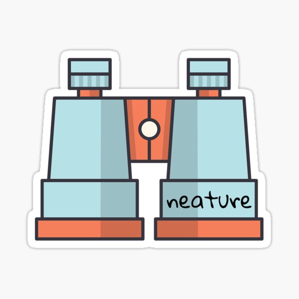 "neature binoculars" Sticker for Sale by indiaellison | Redbubble