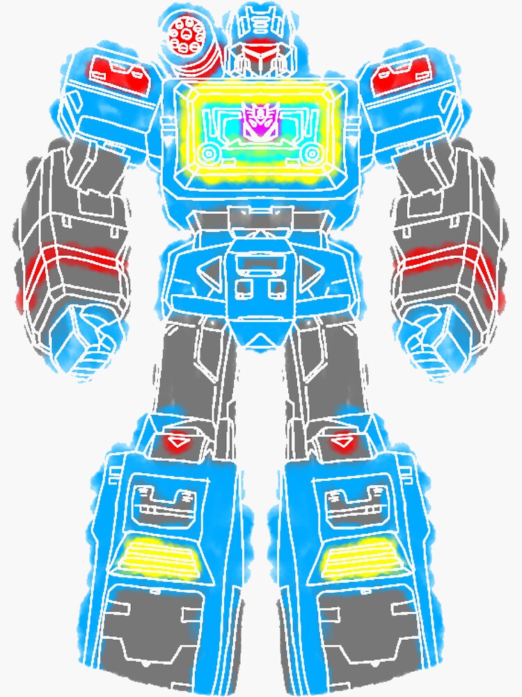 "soundwave splash" Sticker by mysteriosupafan | Redbubble