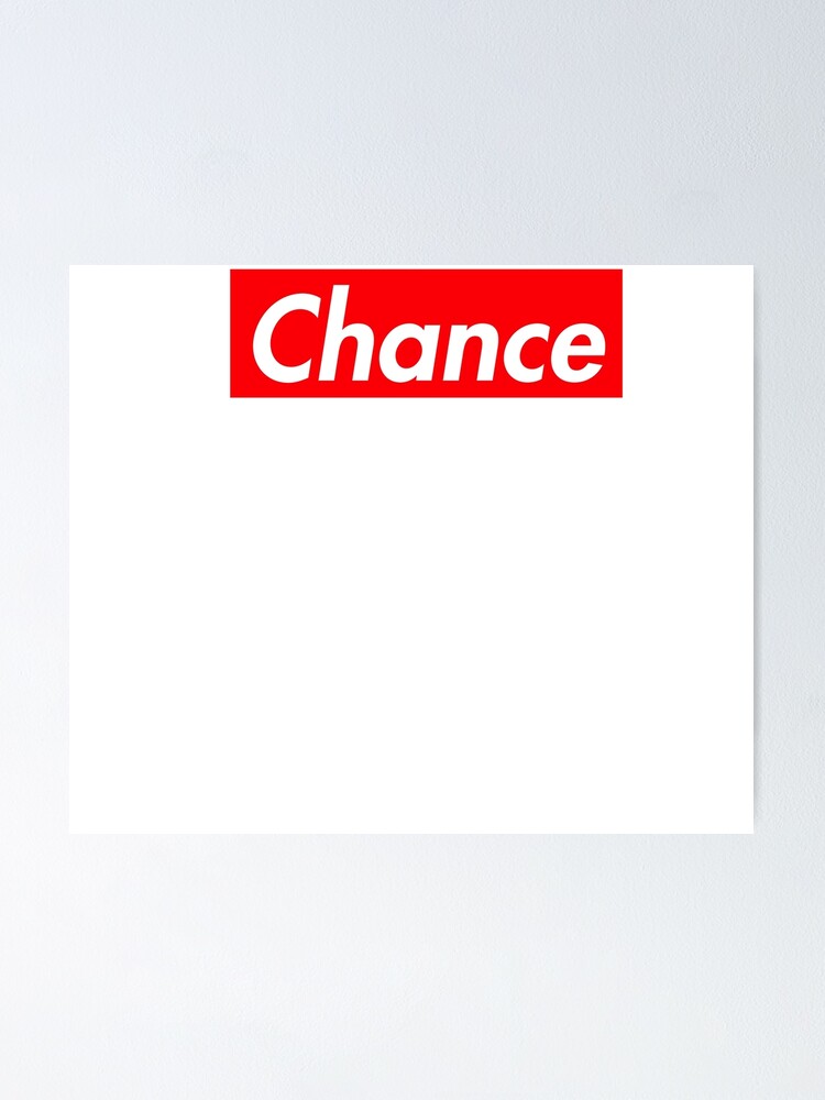"Chance Box Logo in Red" Poster by SupremeDesign | Redbubble