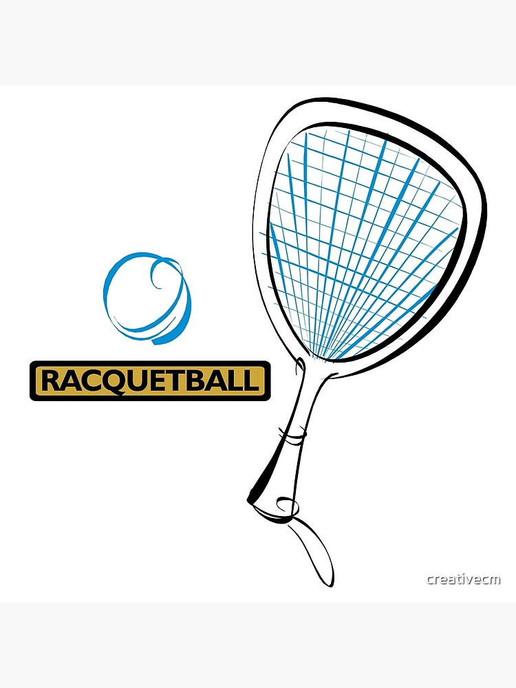 "Racquet Ball" Art Print for Sale by creativecm | Redbubble