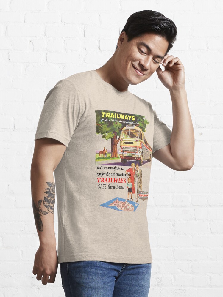 "Old Trailways Bus Lines" T-shirt for Sale by crimsontideguy ...
