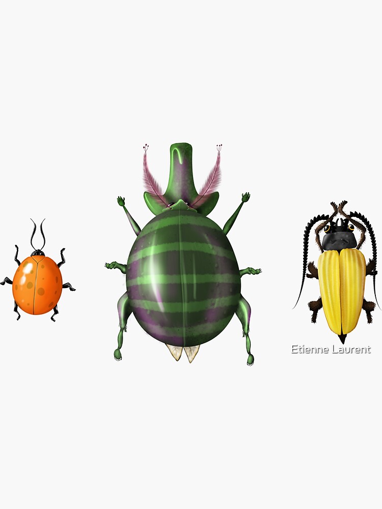 "Fun critters" Sticker by Etiennelaurent | Redbubble