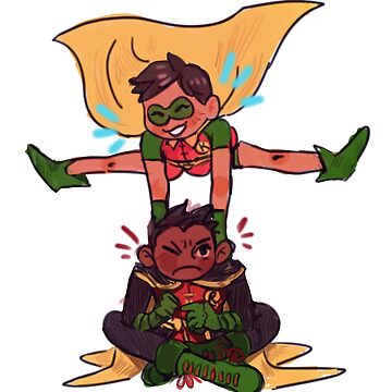 "Hey Robin! " Sticker for Sale by boxymilk | Redbubble