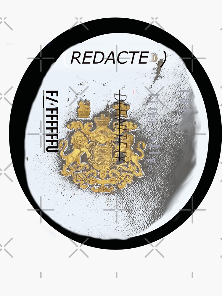 "ice king redacted" Sticker for Sale by iceking1 | Redbubble
