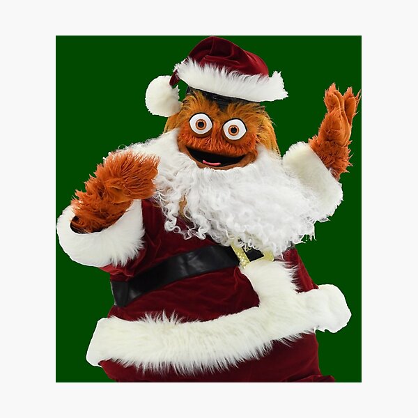 Santa Gritty Wall Art | Redbubble