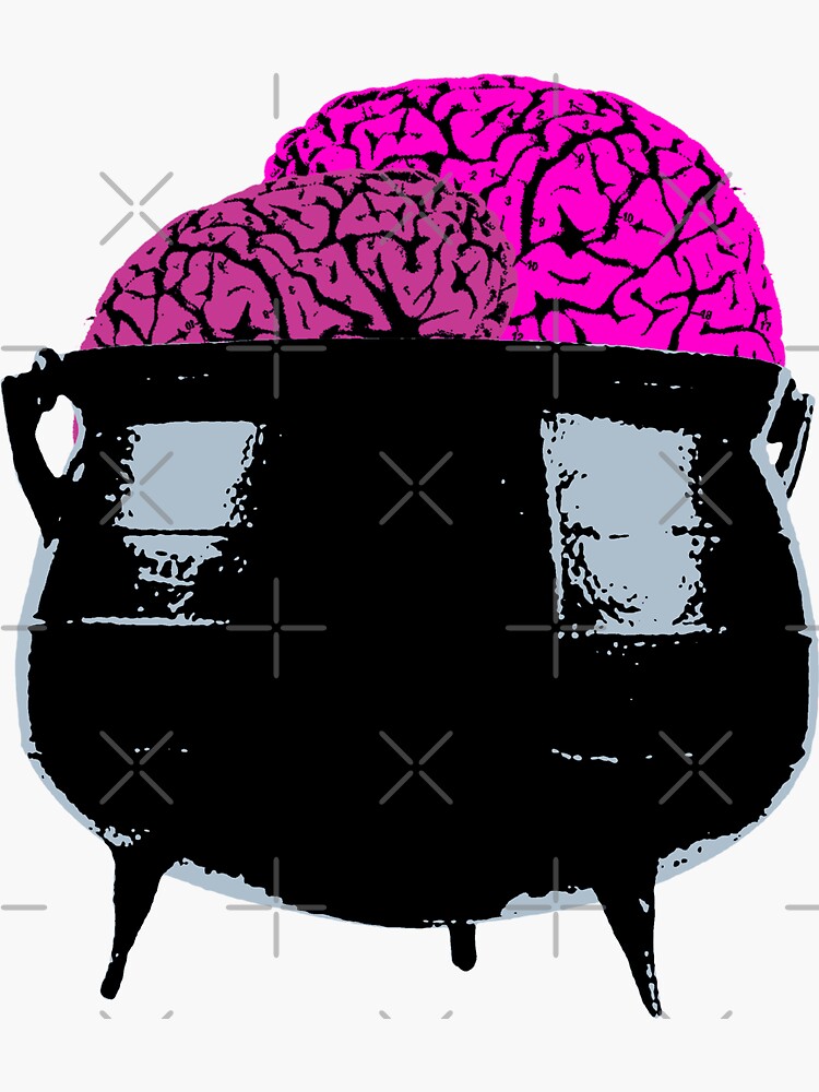 "Brain Stew" Sticker for Sale by mud1017 | Redbubble