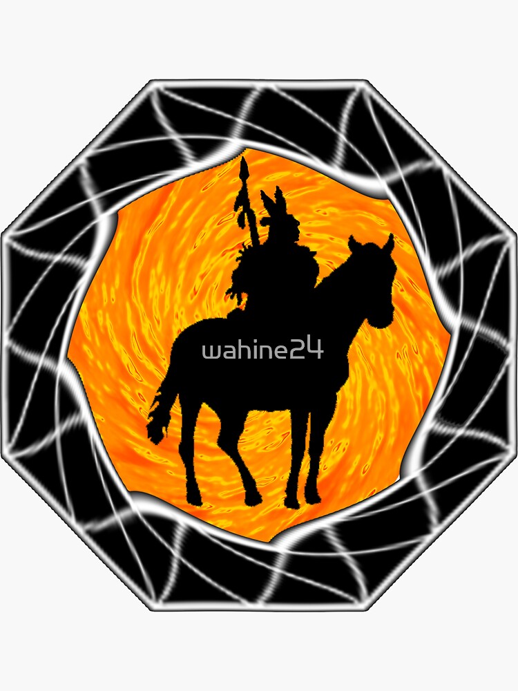 "The War Path" Sticker for Sale by wahine24 | Redbubble