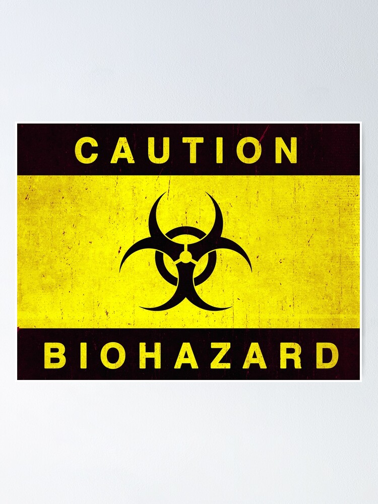 "Biohazard" Poster by LateralAlice | Redbubble