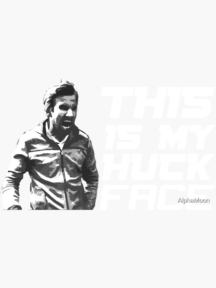 "DISC GOLF HUCK FACE" Sticker by AlphaMoon | Redbubble