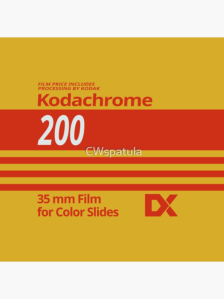 "Kodachrome 200 - Retro Kodak Film" Sticker for Sale by CWspatula ...