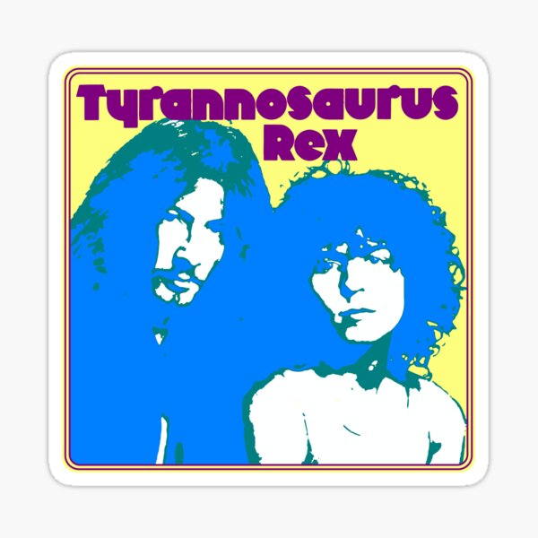 T Rex Band Stickers | Redbubble