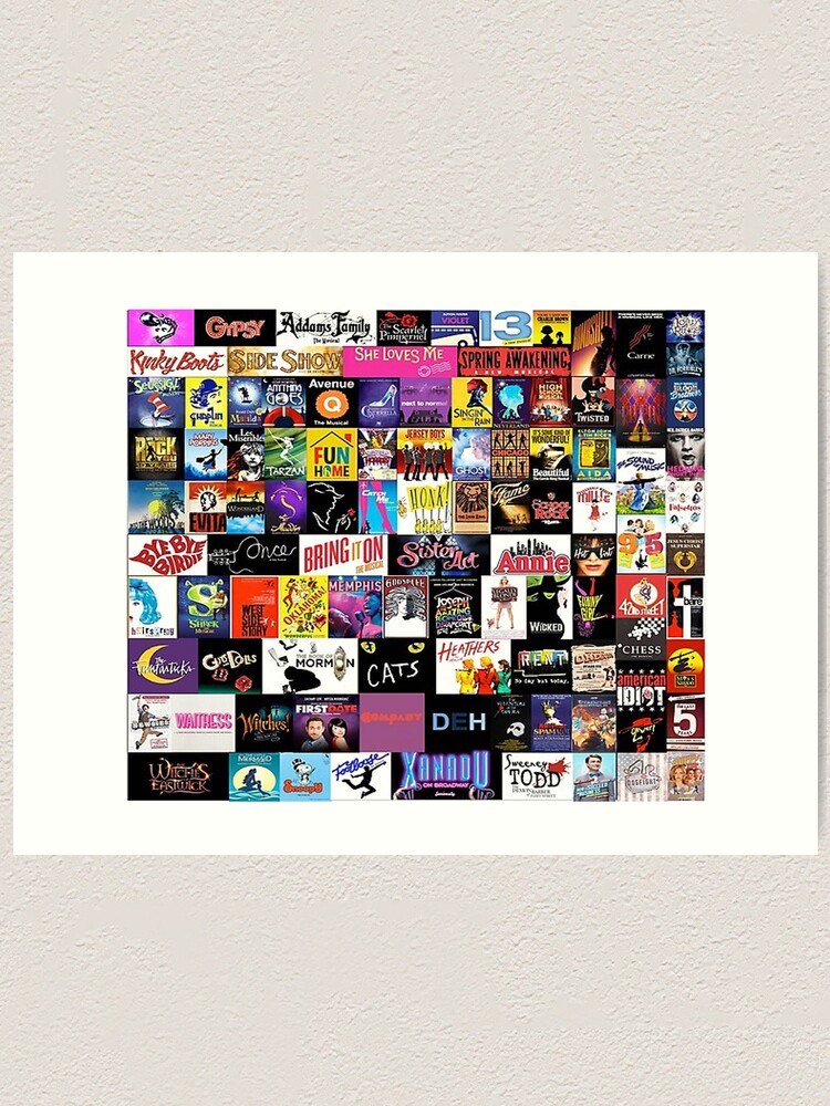 "musical collage" Art Print by abbotttimot | Redbubble