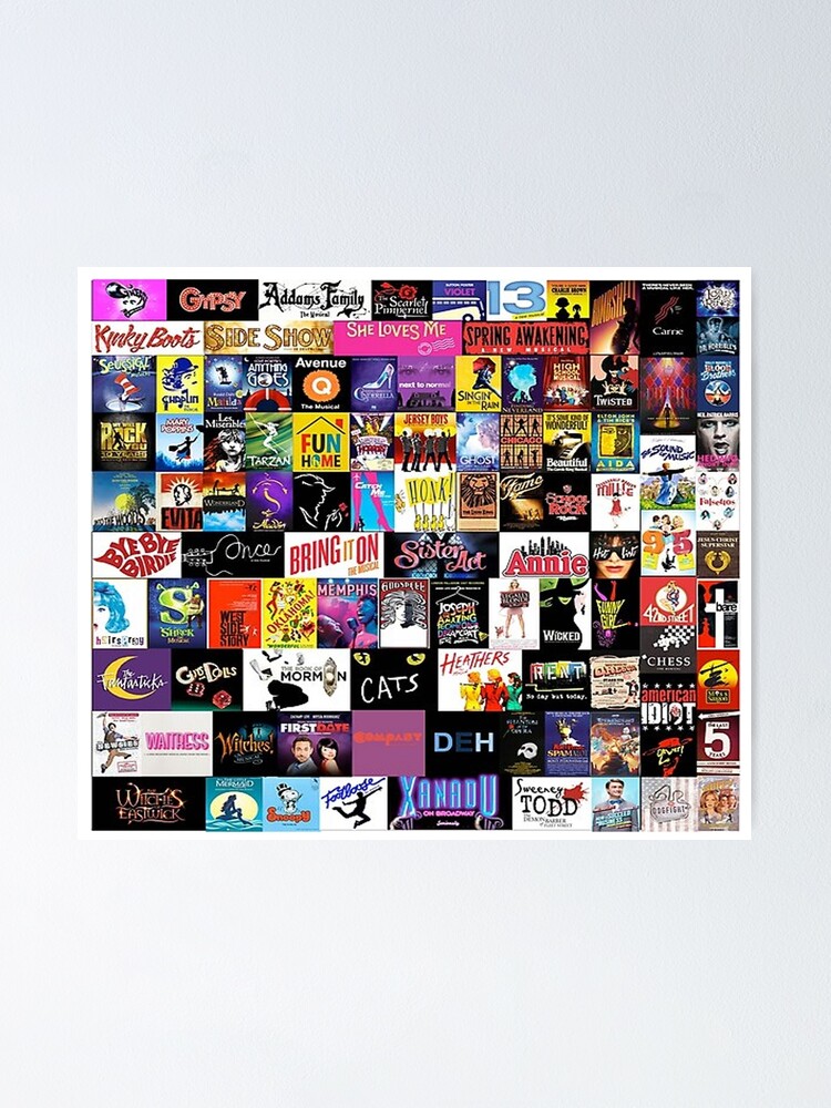 "musical collage" Poster for Sale by abbotttimot | Redbubble