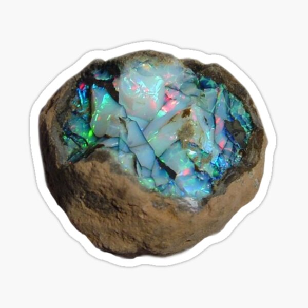 "Opal Mineral" Sticker for Sale by abigailahn | Redbubble