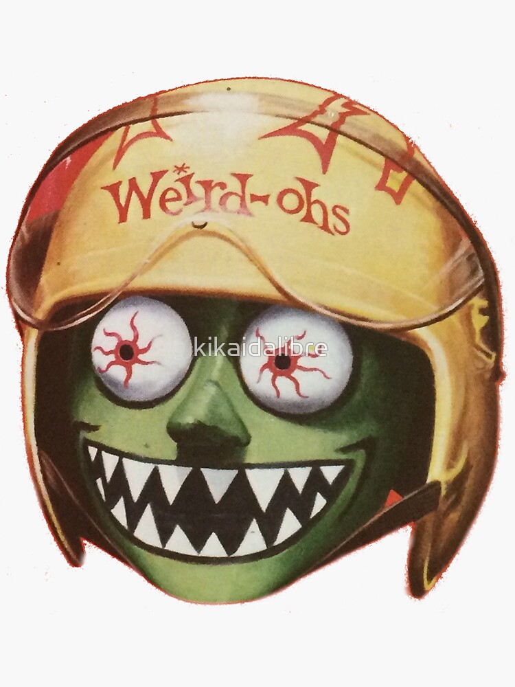 "Weird Ohs" Sticker by kikaidalibre | Redbubble