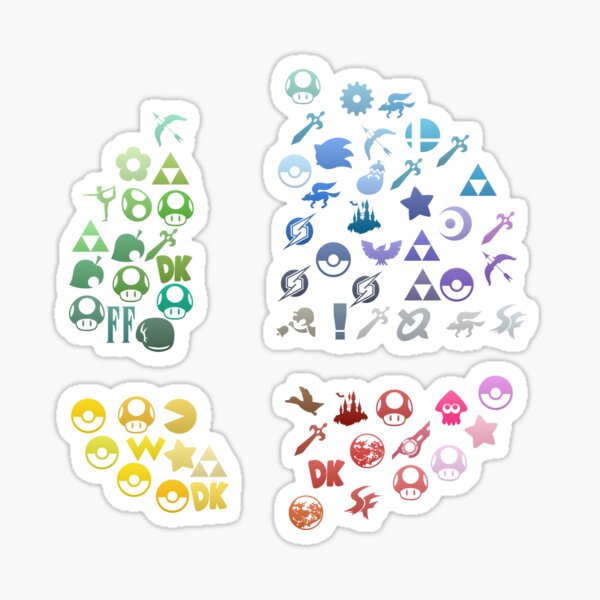 "SMASH Logo Emblems" Sticker by Willy0816 | Redbubble