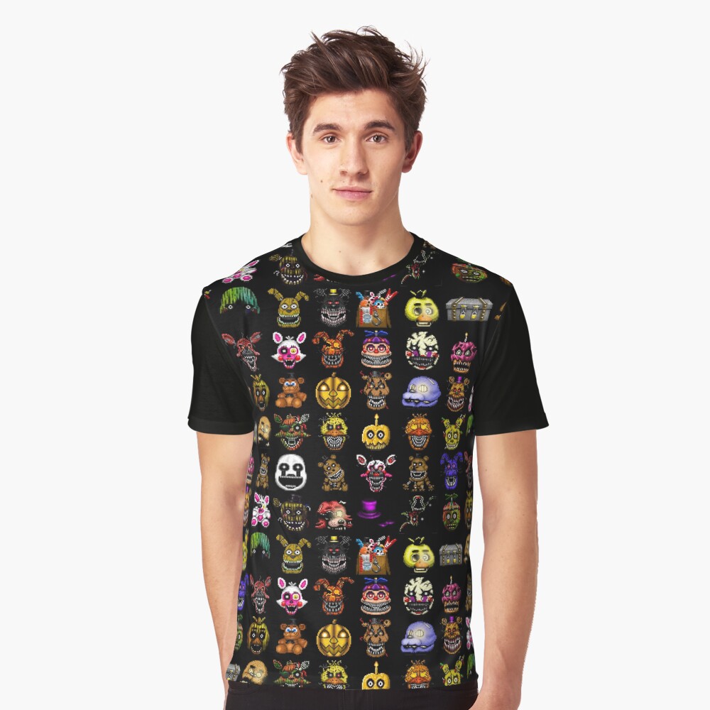 "Five Nights at Freddy's - Pixel art - Multiple Characters New Set ...