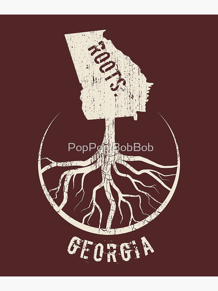 "Vintage Georgia Roots State - Proud Homeland - Born And Raised In ...