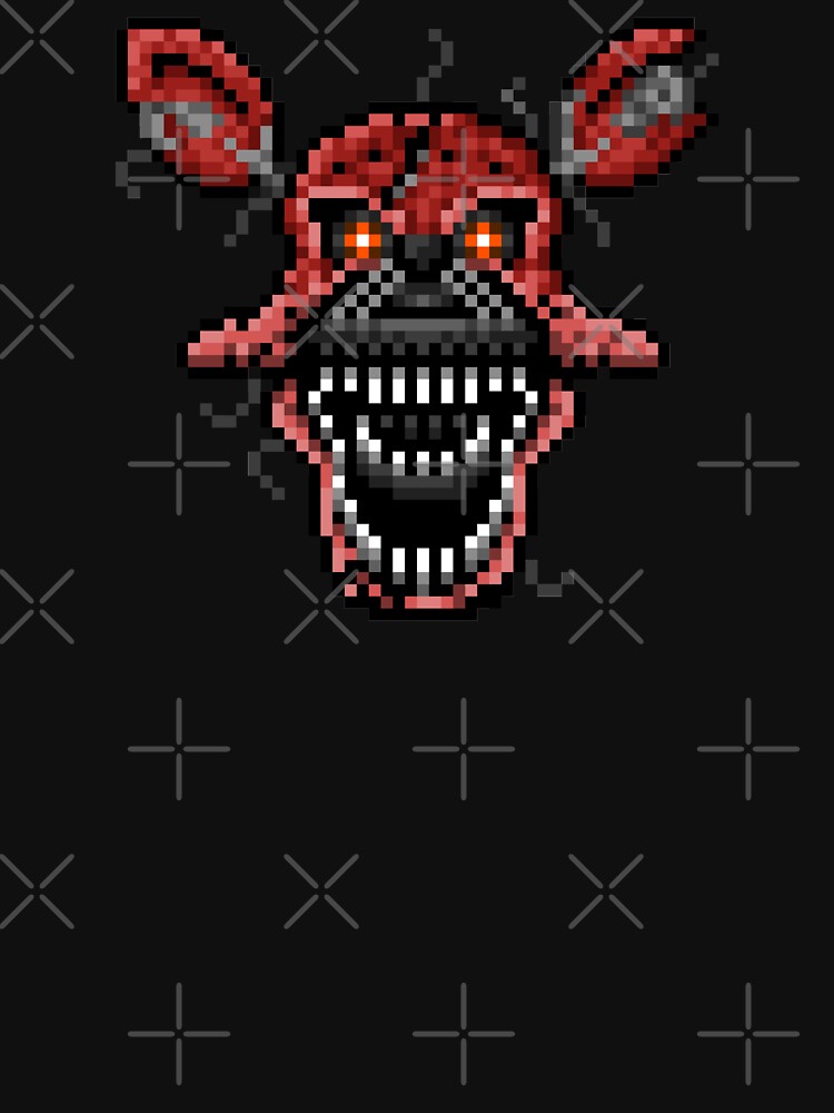 "Five Nights at Freddys 4 - Nightmare Foxy - Pixel art" T-shirt by ...