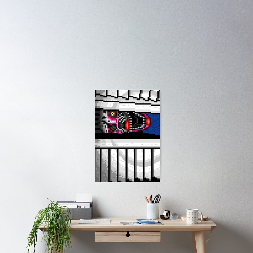 "Five Nights at Freddy's 4 - Pixel art - Nightmare Mangle" Poster by ...