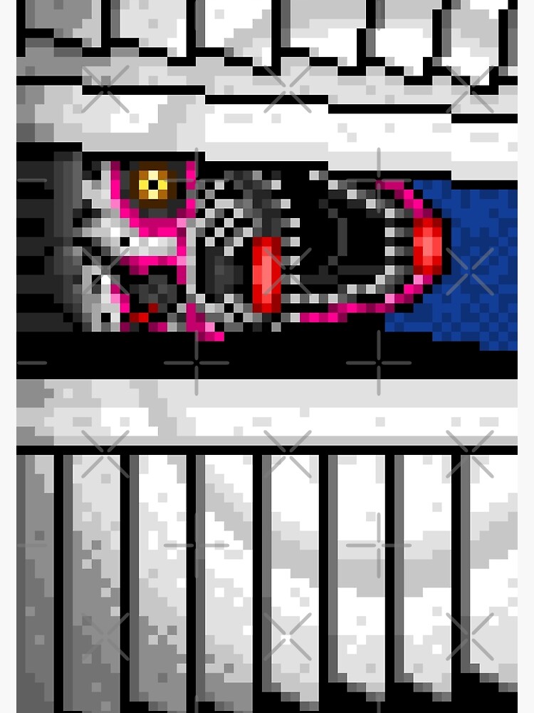 "Five Nights at Freddy's 4 - Pixel art - Nightmare Mangle" Poster by ...