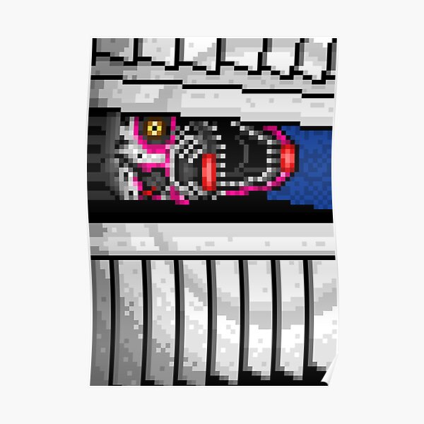 "Five Nights at Freddy's 4 - Pixel art - Nightmare Mangle" Poster by ...