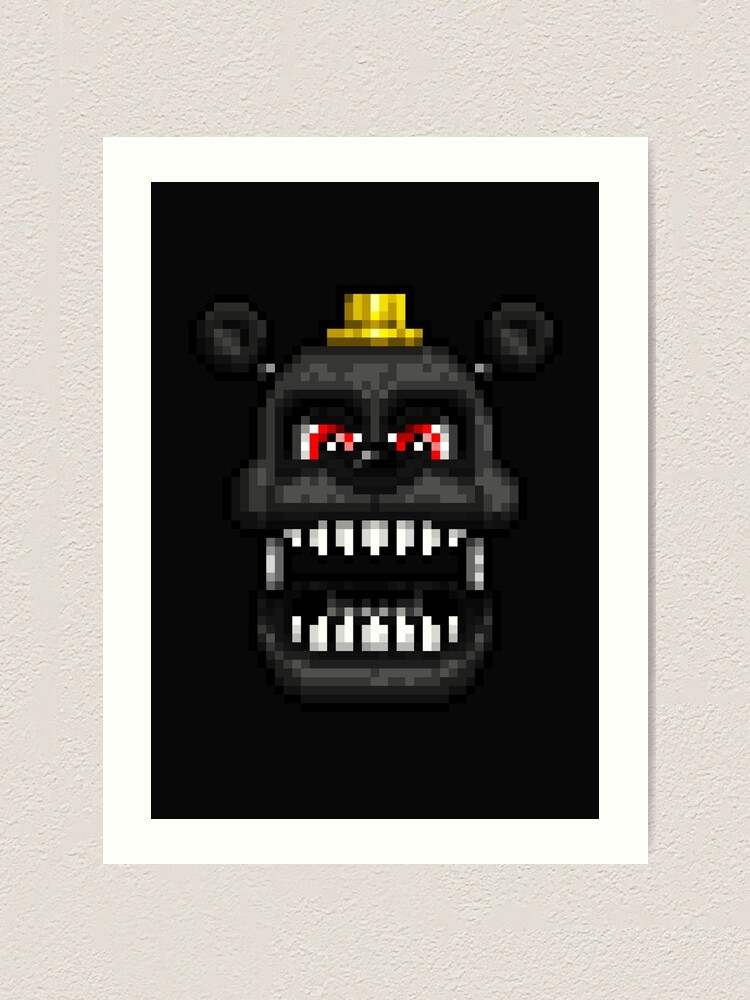"Adventure Nightmare - FNAF World - Pixel Art" Art Print by GEEKsomniac ...