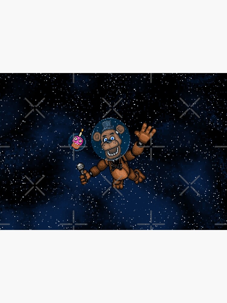 "Freddy Fazbear in Space! - FNAF Pixel art" Art Print by GEEKsomniac ...