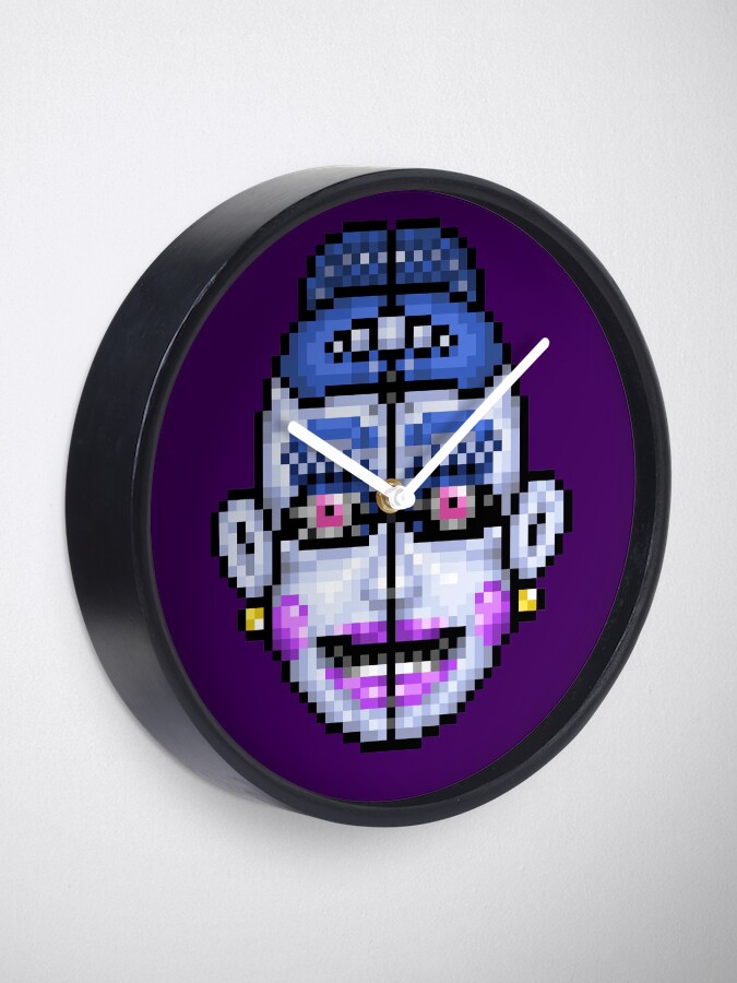 "BALLORA - FNAF Sister Location - Pixel art" Clock for Sale by ...