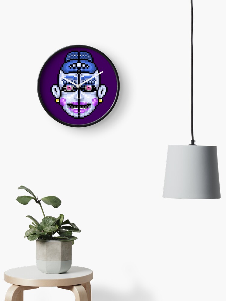 "BALLORA - FNAF Sister Location - Pixel art" Clock for Sale by ...