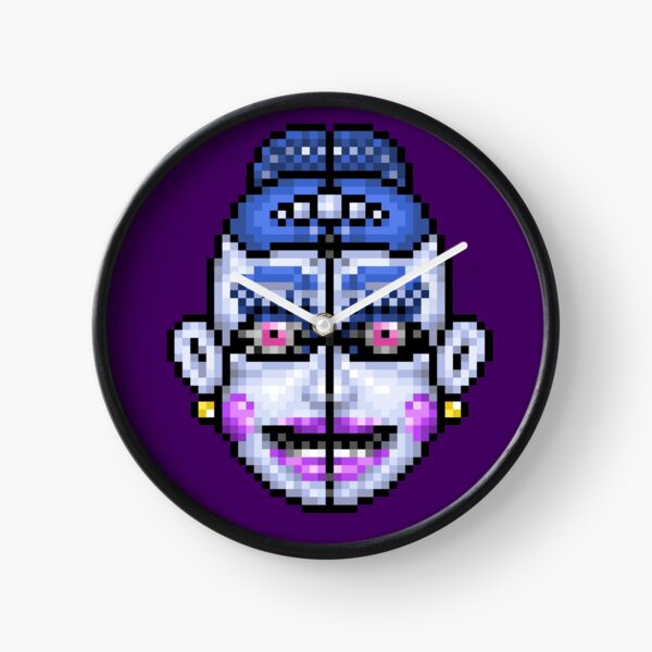 "BALLORA - FNAF Sister Location - Pixel art" Clock for Sale by ...