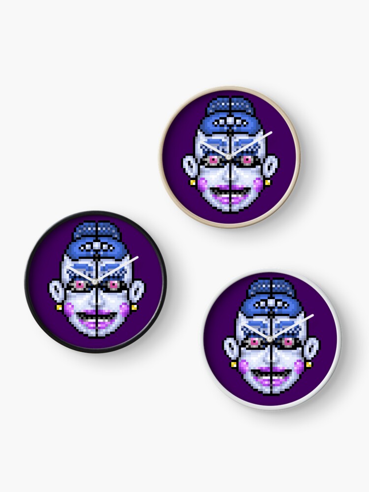 "BALLORA - FNAF Sister Location - Pixel art" Clock for Sale by ...