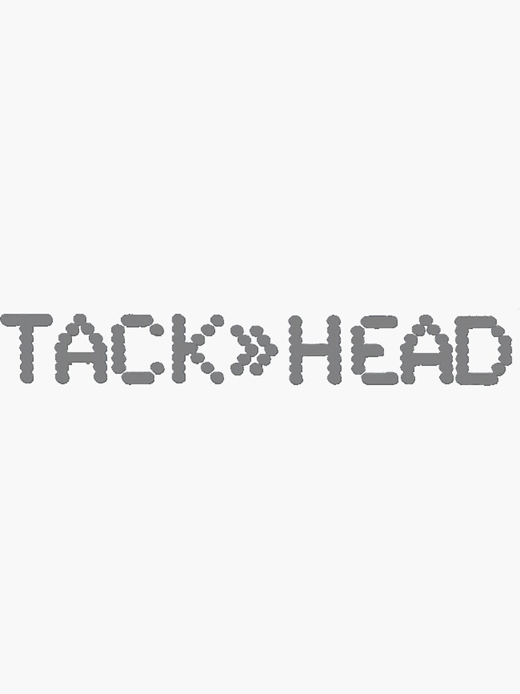 "Tackhead" Sticker by toolsquatch | Redbubble