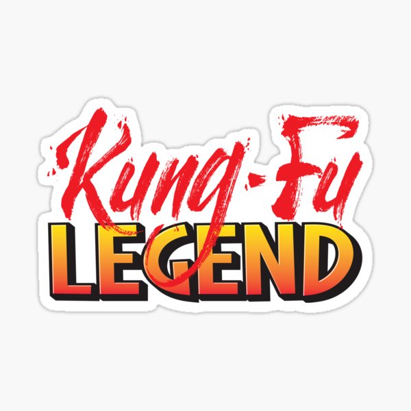 "Kung Fu Wushu Quanfa Legends" Sticker by ProjectX23 | Redbubble
