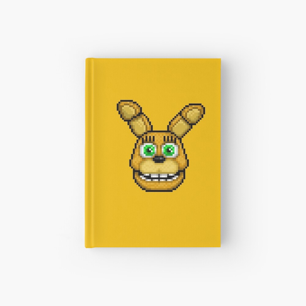 "Adventure Spring Bonnie - FNAF World - Pixel Art" Hardcover Journal ...