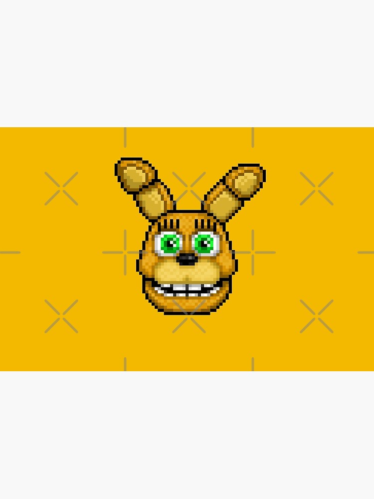 "Adventure Spring Bonnie - FNAF World - Pixel Art" Zipper Pouch by ...