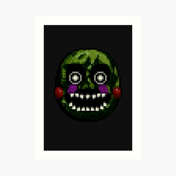 "FNAF World - Adventure Phantom Puppet - Pixel art" Art Print by ...