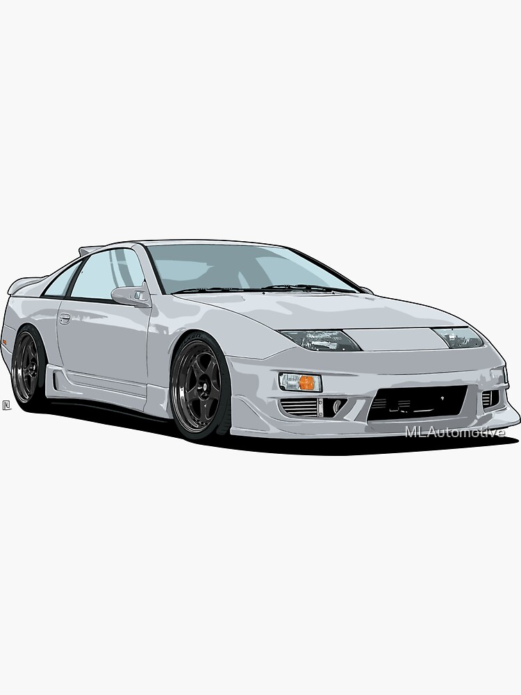 "300zx" Sticker for Sale by MLAutomotive | Redbubble