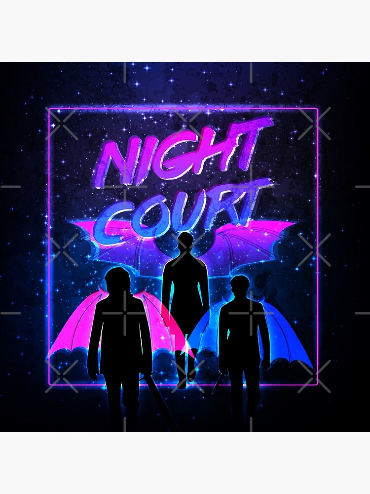 Lámina fotográfica «Corte nocturna, Rhys, Cassian, Azriel, Guerreros ilirios, Corte de espinas y ...