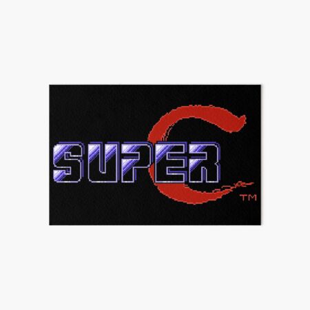 "Contra Vintage Super C Logo" Art Board Print for Sale by PixelRetro ...