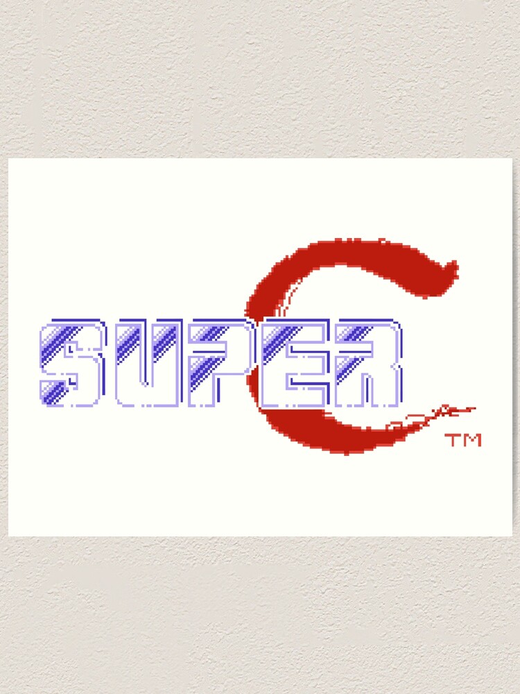 "Contra Vintage Super C Logo" Art Print for Sale by PixelRetro | Redbubble