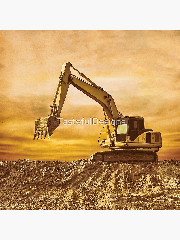 "Bagger" Poster von TastefulDesigns | Redbubble