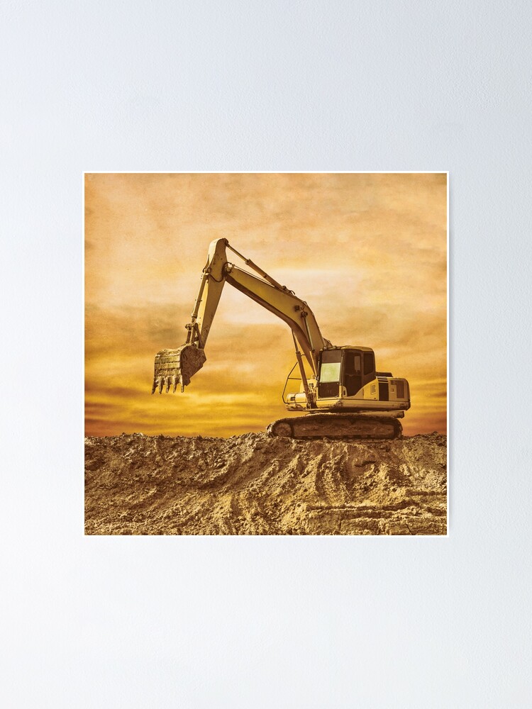 "Bagger" Poster von TastefulDesigns | Redbubble