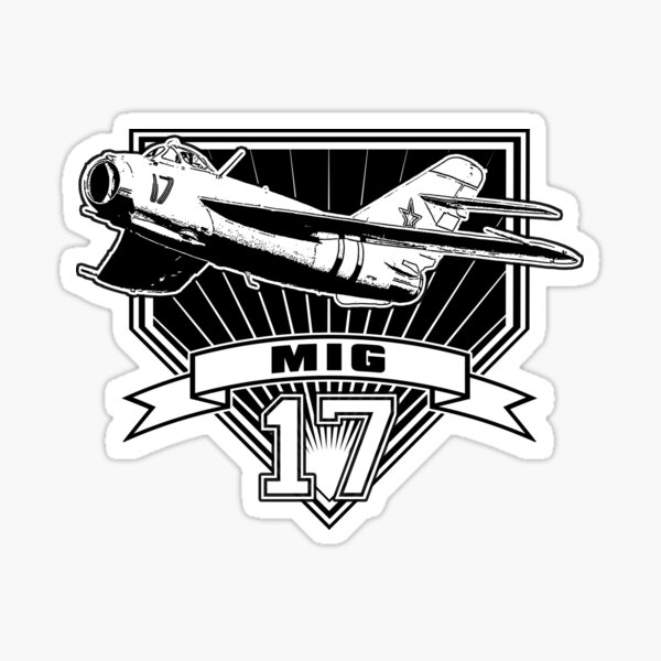 "MIG 17" Sticker for Sale by CoolCarVideos | Redbubble