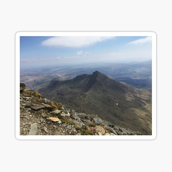 "Snowdon View" Sticker by spottydog06 | Redbubble