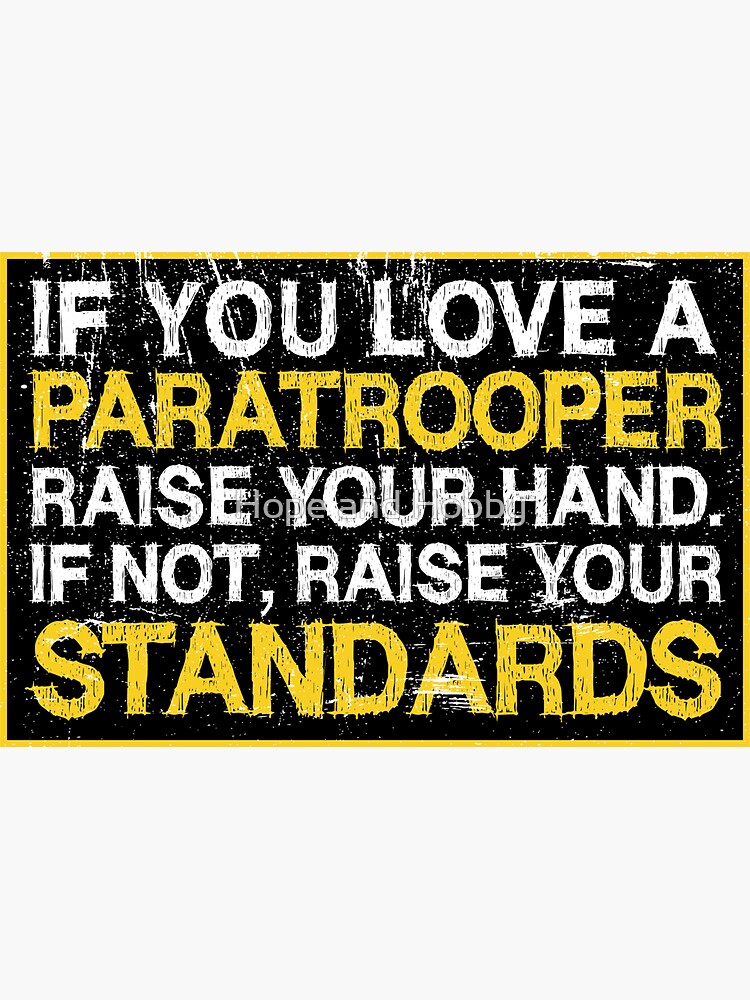 "Love a Paratrooper- Funny Airborne Themed Design for Lovers of Jumpers ...