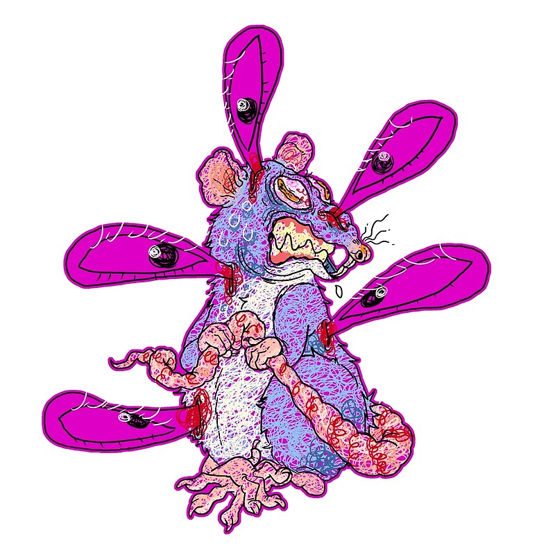 "Anxiety Rat" by GraceGogarty | Redbubble